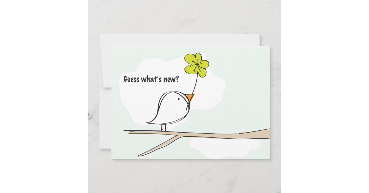 Sibling Birds Photo Pregnancy Announcement | Zazzle
