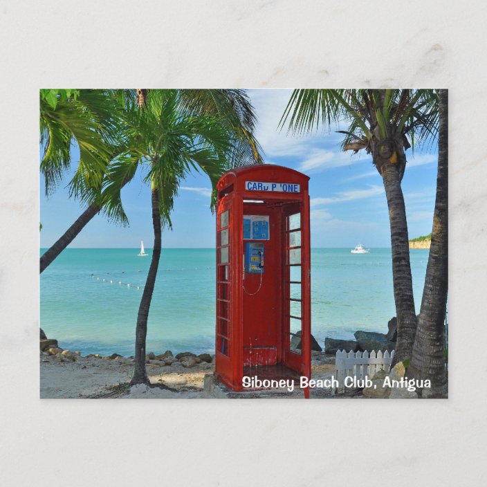 Siboney Beach Club, Antigua Postcard | Zazzle.com