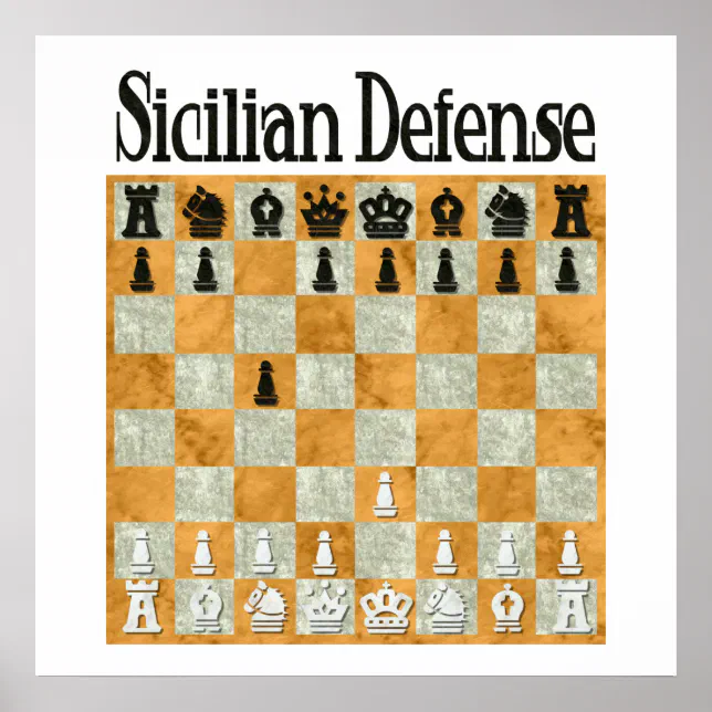 Sicilian Defense Poster | Zazzle