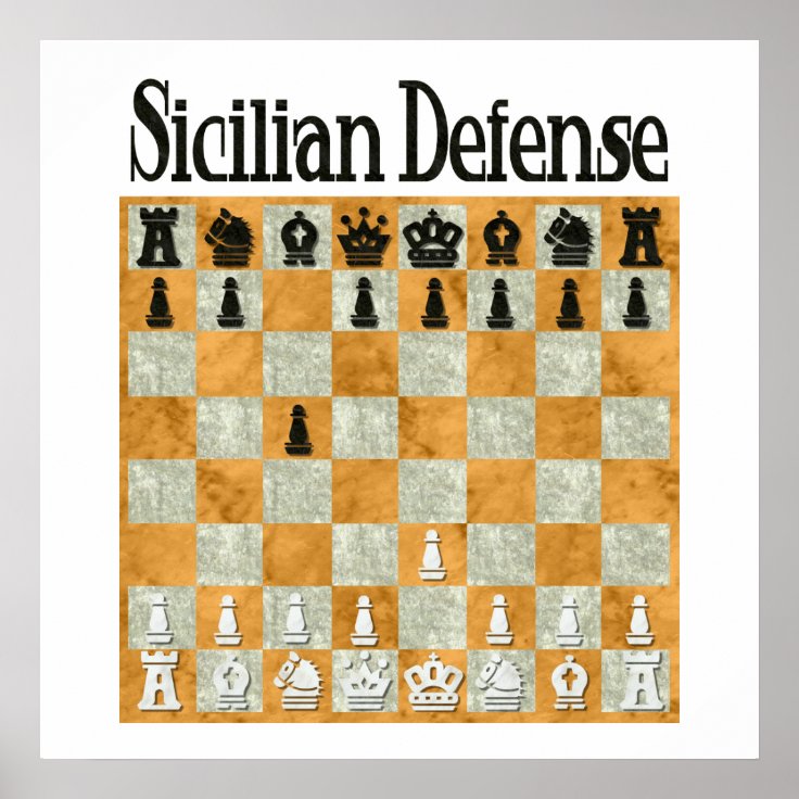 Sicilian Defense Poster | Zazzle