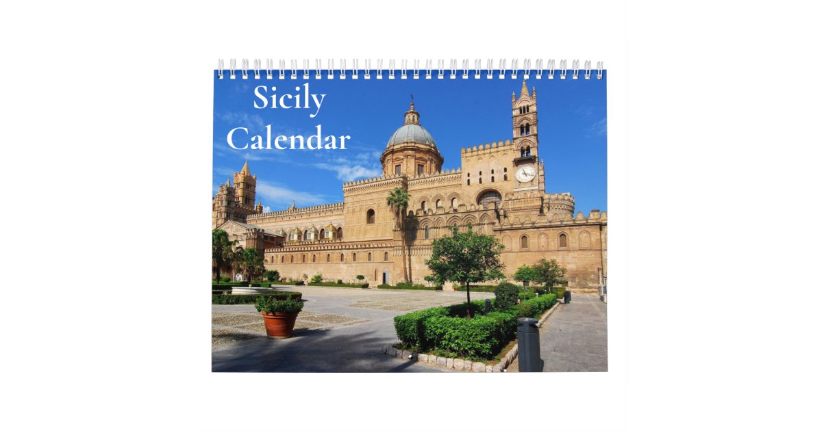 Sicily Calendar 2026 | Zazzle