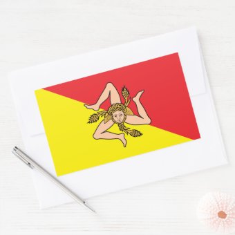 Sicily Flag Stickers | Zazzle