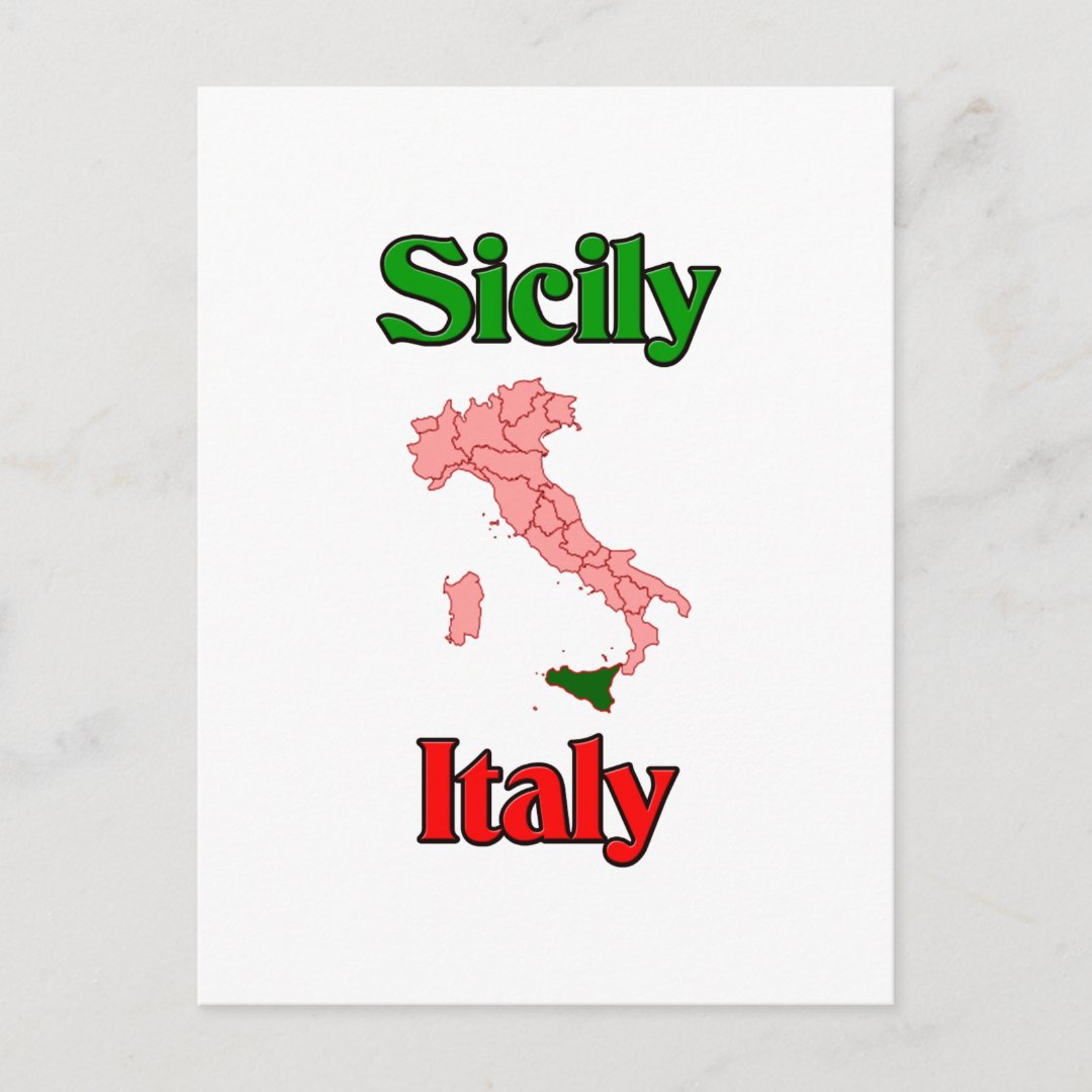Sicily Italy Postcard | Zazzle