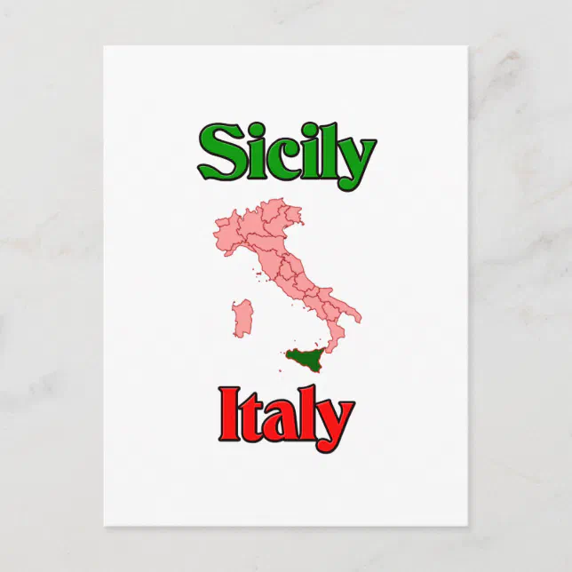Sicily Italy Postcard | Zazzle