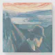 Sick Mood at Sunset, Despair (by Edvard Munch) Stone Coaster | Zazzle