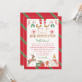 Sick Notice from Elf Sick Notify Personalize Invitation | Zazzle