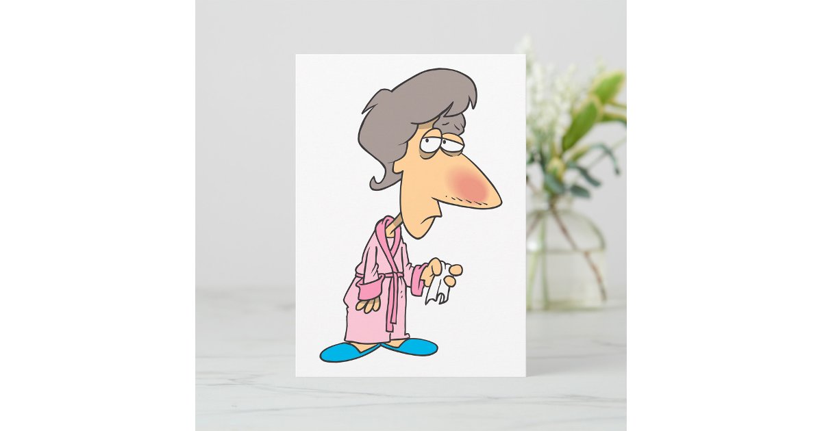 Sick Woman Invitation | Zazzle