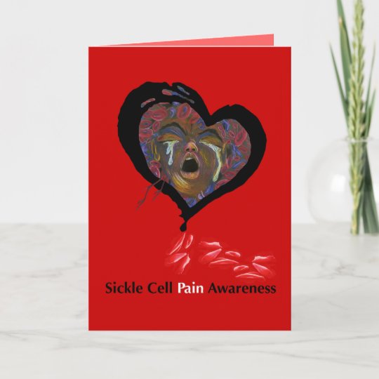 Sickle Cell PAIN Awareness Card | Zazzle.com