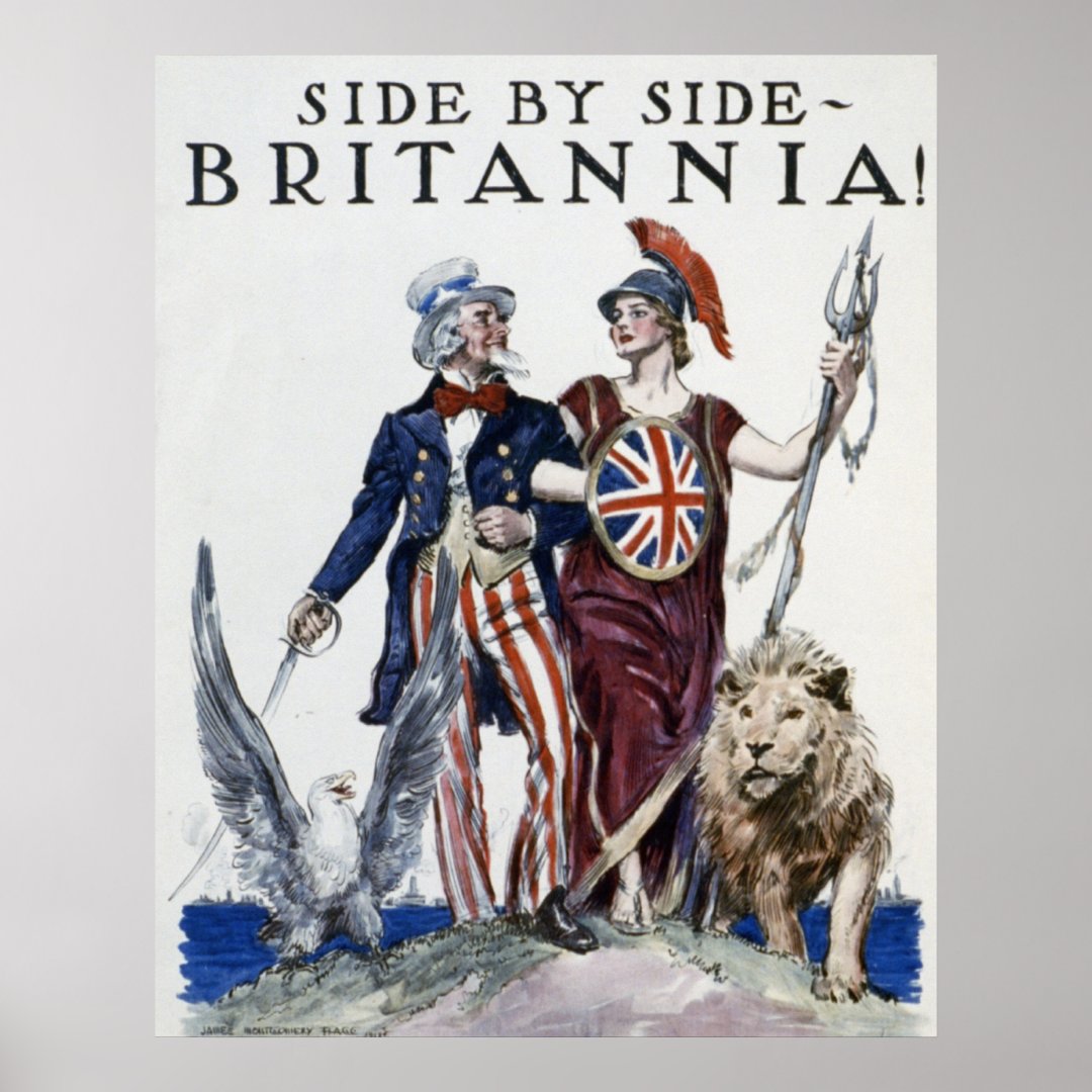 Side By Side - BRITANNIA! Poster | Zazzle