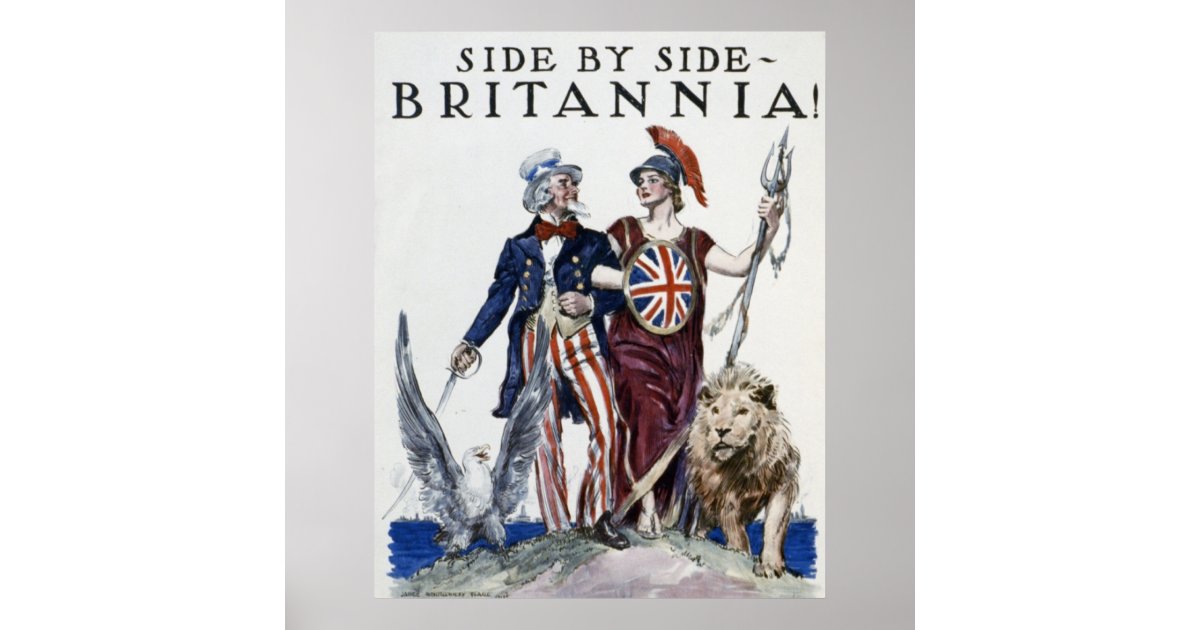 Side By Side - BRITANNIA! Poster | Zazzle