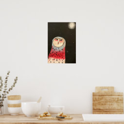 Side-Eye Owl Poster | Zazzle