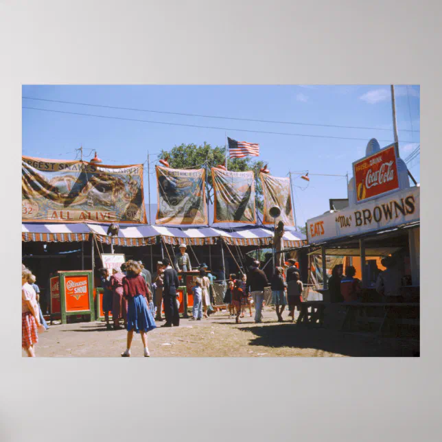 Sideshow Barker, 1941 Poster | Zazzle