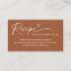 SIENNA Recipe Insert Card | Zazzle
