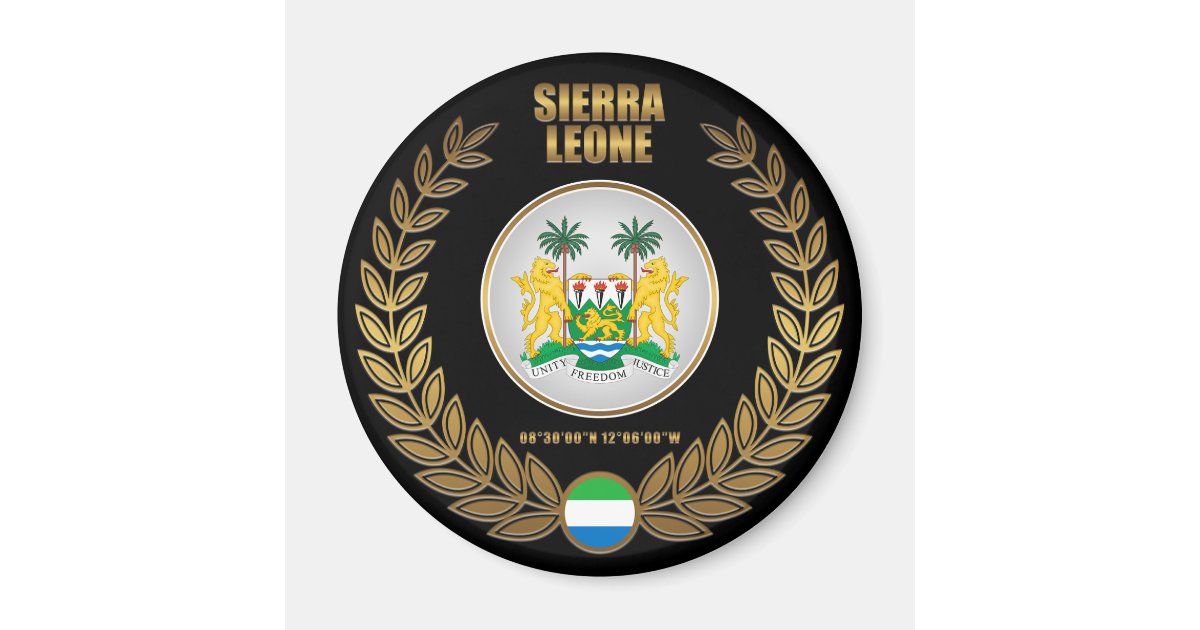 Sierra Leone Coat of Arms Magnet | Zazzle