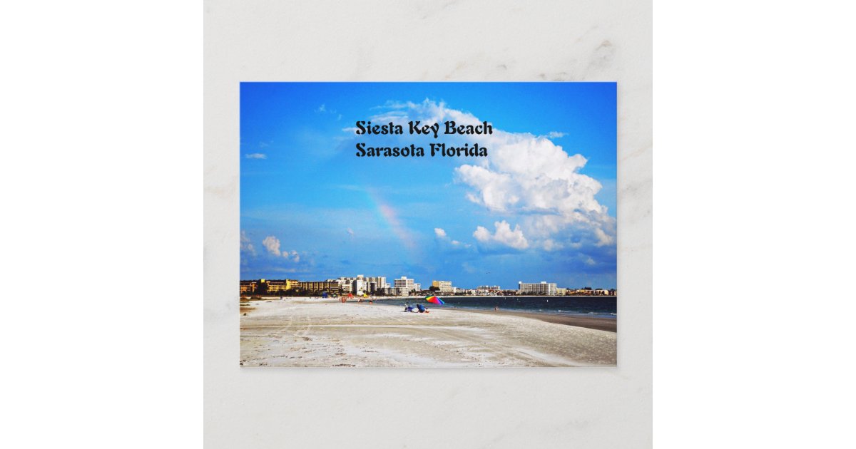 Siesta Key Beach Postcard | Zazzle