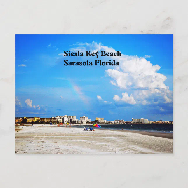 Siesta Key Beach Postcard | Zazzle