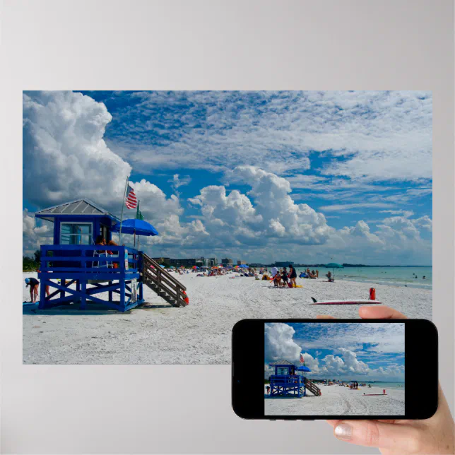 Siesta Key Beach Poster | Zazzle