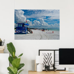 Siesta Key Beach Poster | Zazzle
