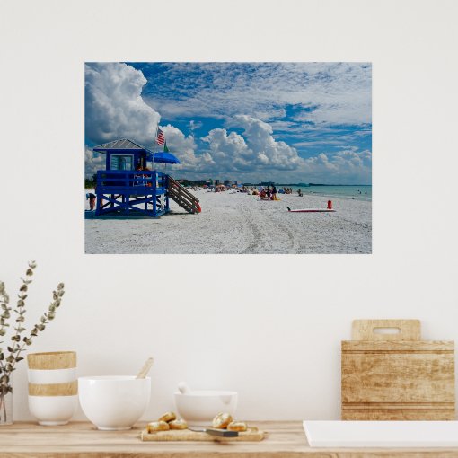 Siesta Key Beach Poster | Zazzle