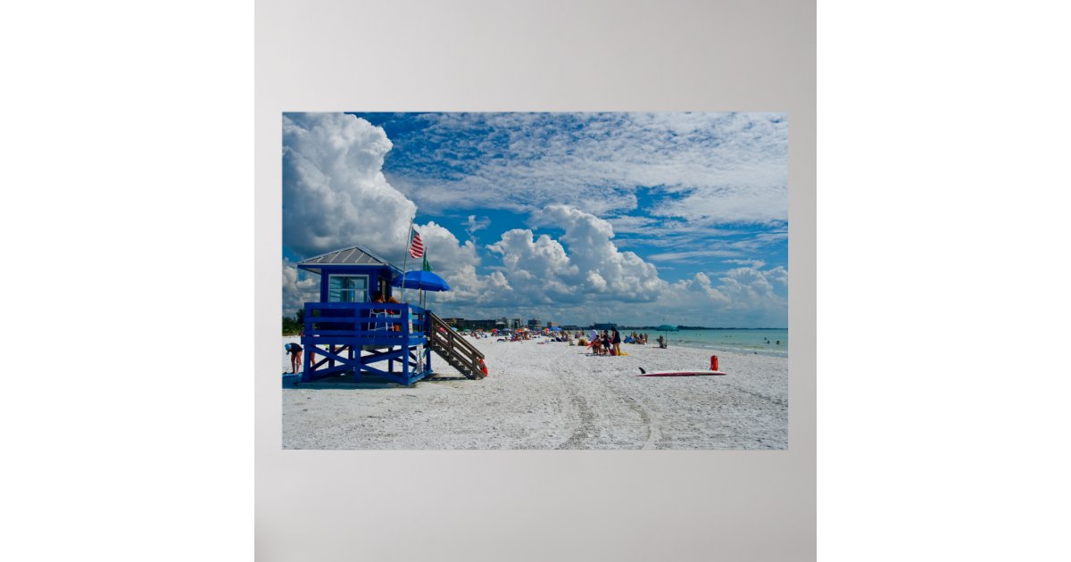 Siesta Key Beach Poster | Zazzle