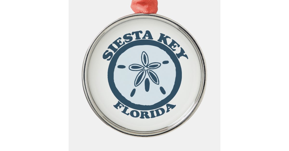 Siesta Key. Metal Ornament | Zazzle
