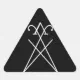 Sigil of Lucifer Morningstar Triangular Sticker | Zazzle