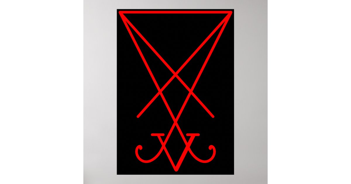 Sigil of Lucifer Poster | Zazzle