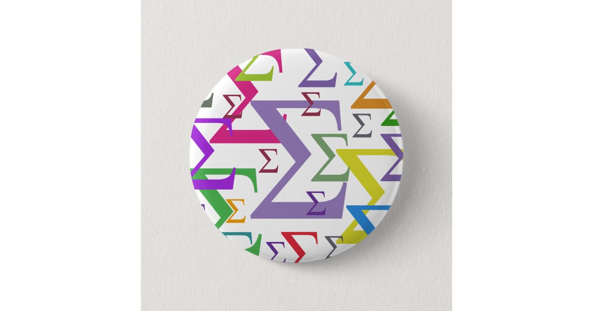 Sigma Button | Zazzle