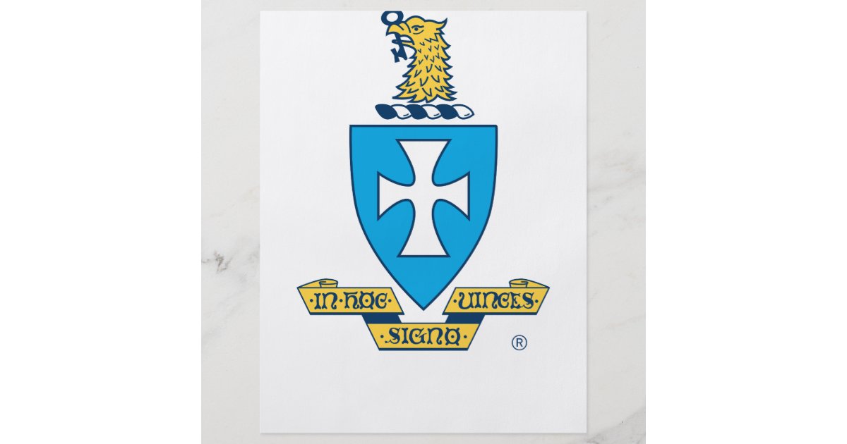 Sigma Chi Crest Logo Flyer | Zazzle.com