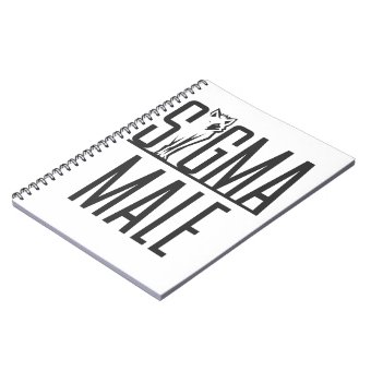 Sigma Male Wolf Lone Loner Meme Notebook | Zazzle