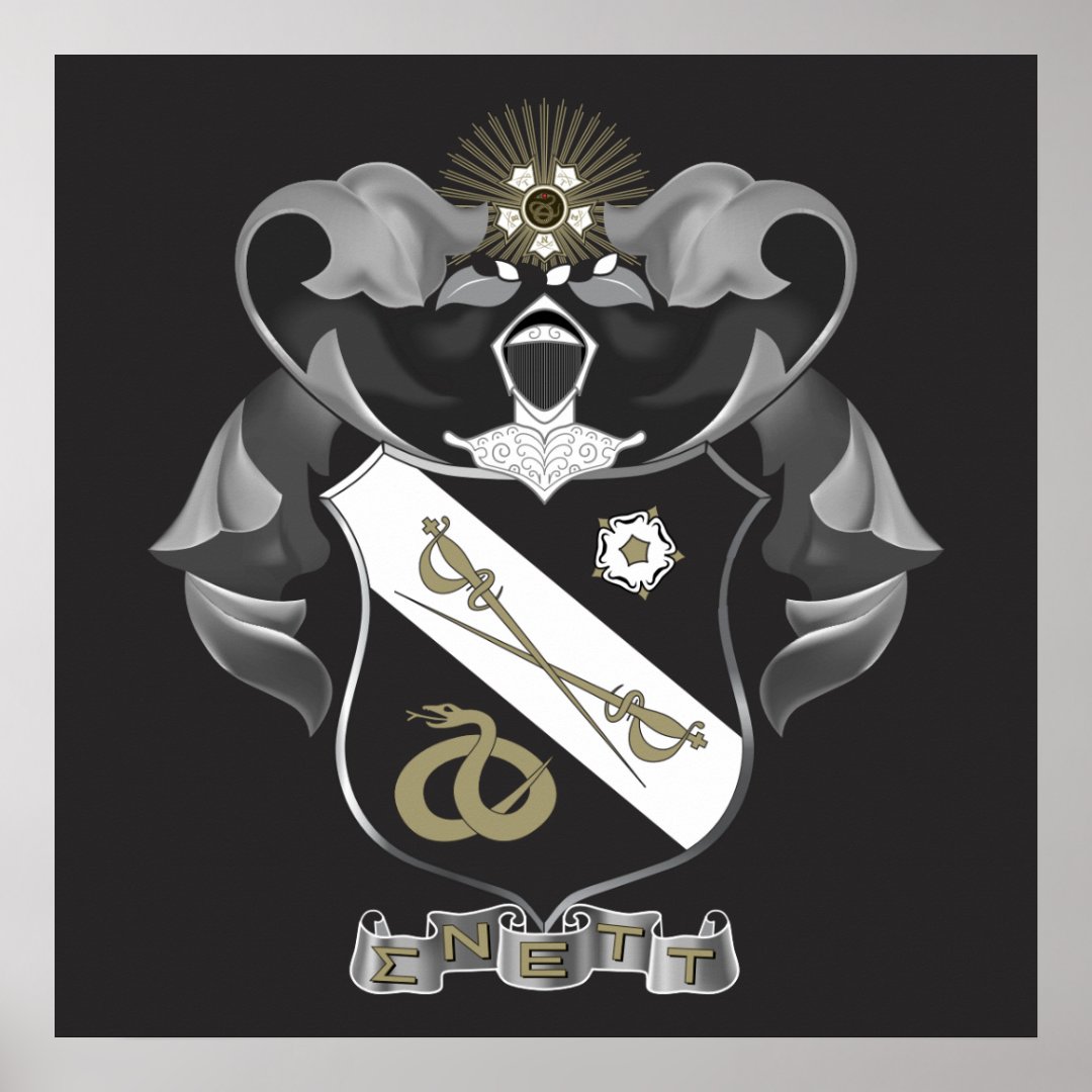 Sigma Nu Crest Poster | Zazzle
