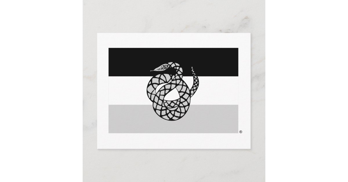 Sigma Nu Flag Gray Postcard | Zazzle