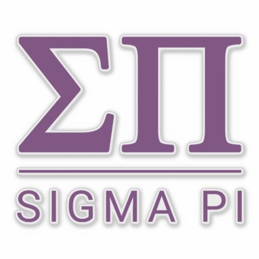 Sigma Pi | Badge Sticker | Zazzle