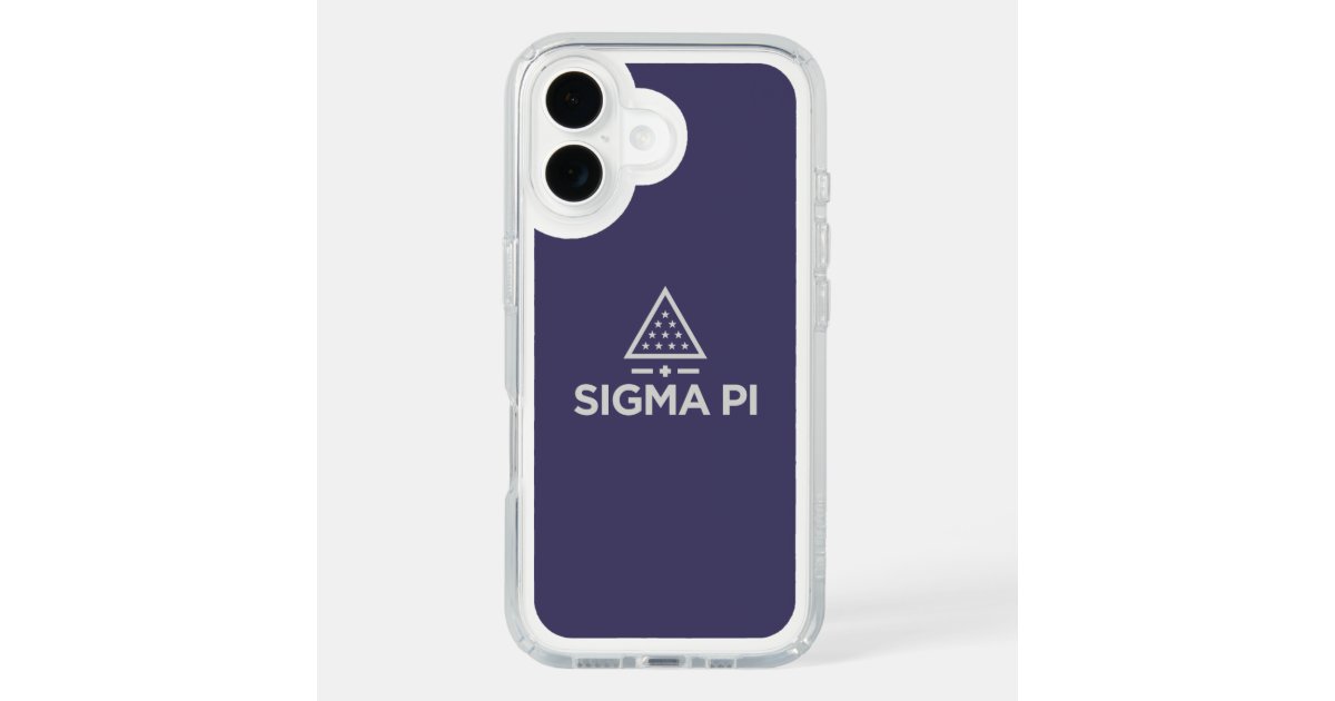 Sigma Pi Fraternity Wordmark Star Triangle Logo Speck iPhone Case | Zazzle