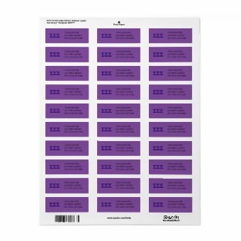 Sigma Sigma Sigma Lil Big Logo Label | Zazzle