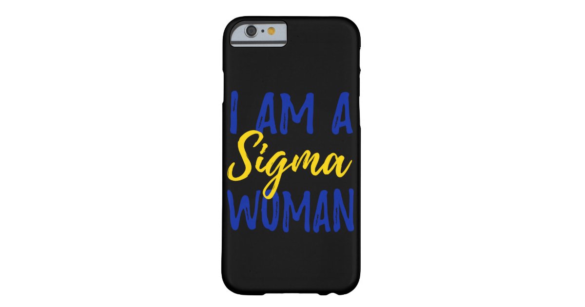 Sigma Woman Phone Case | Zazzle