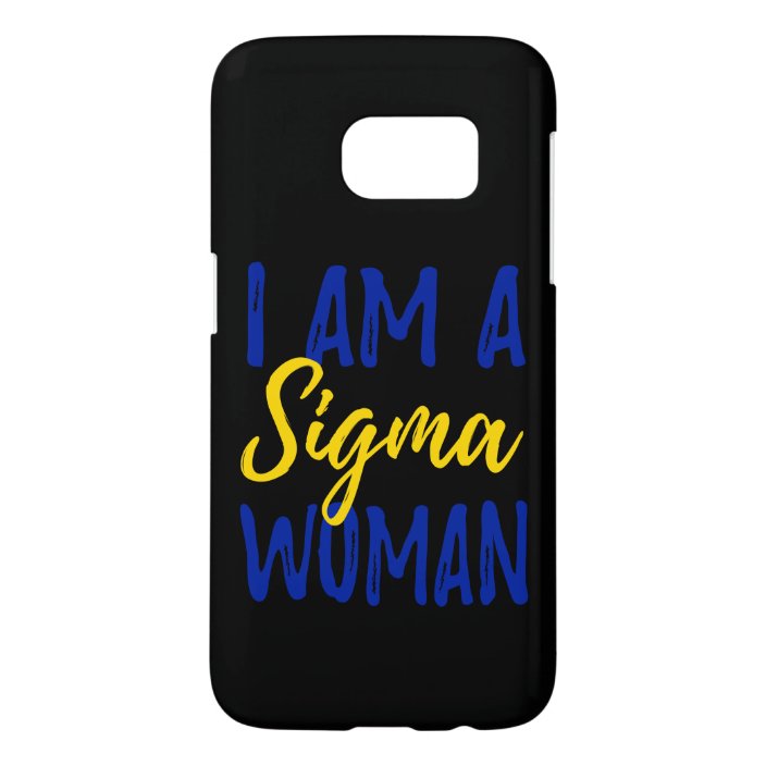 Sigma Woman Samsung Phone Case | Zazzle.com