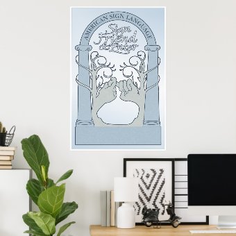 Sign Friend & Enter (ASL) | Zazzle