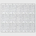 SIGN LANGUAGE ALPHABET wrapping paper | Zazzle