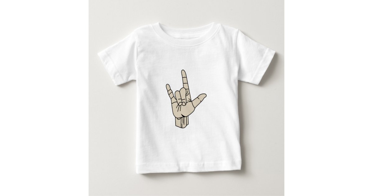 Sign Language Baby T-Shirt | Zazzle