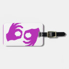 Funny quote luggage tag for bags and suitcases | Zazzle.com