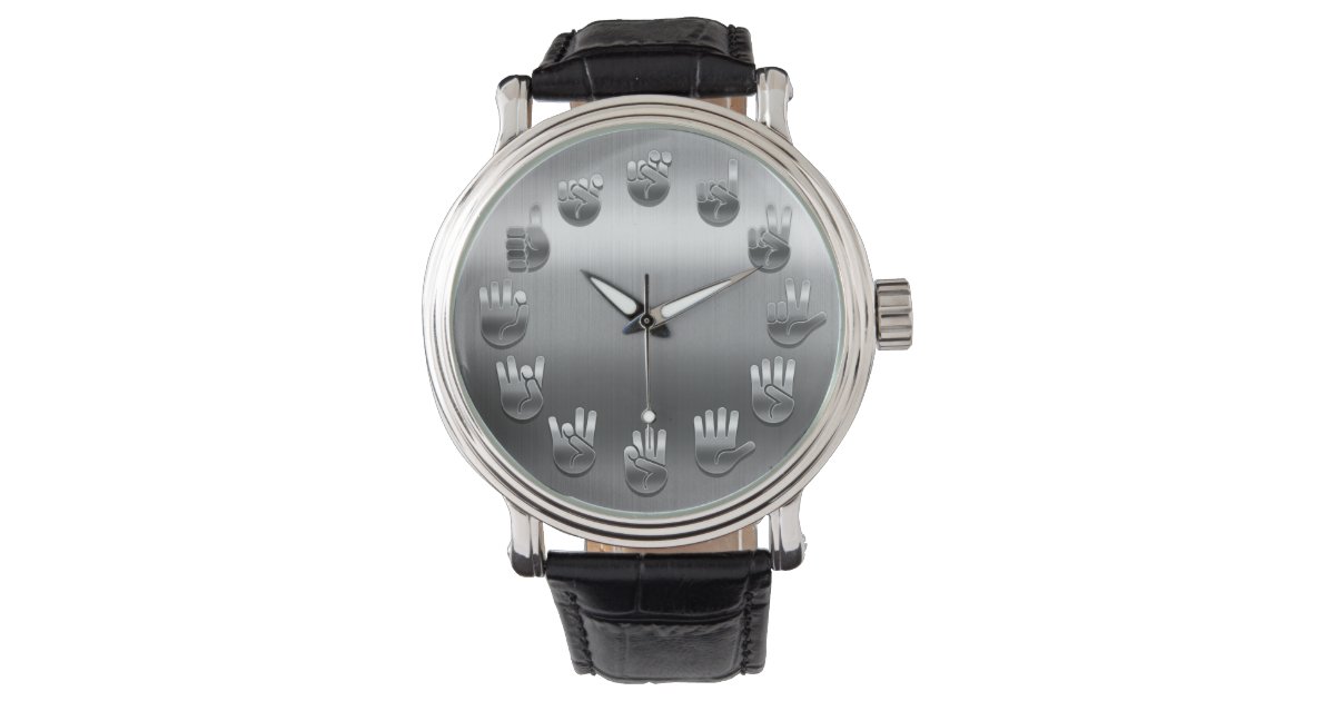 Sign Language -Stainless Watch | Zazzle