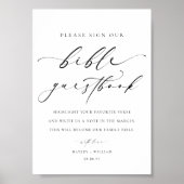 Sign Our Bible Wedding Guestbook | Zazzle
