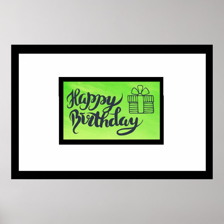 Sign this Birthday Poster, Autograph Keepsake | Zazzle