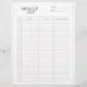 Sign up form template flyer | Zazzle