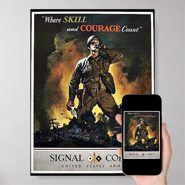 Signal Corps Poster | Zazzle