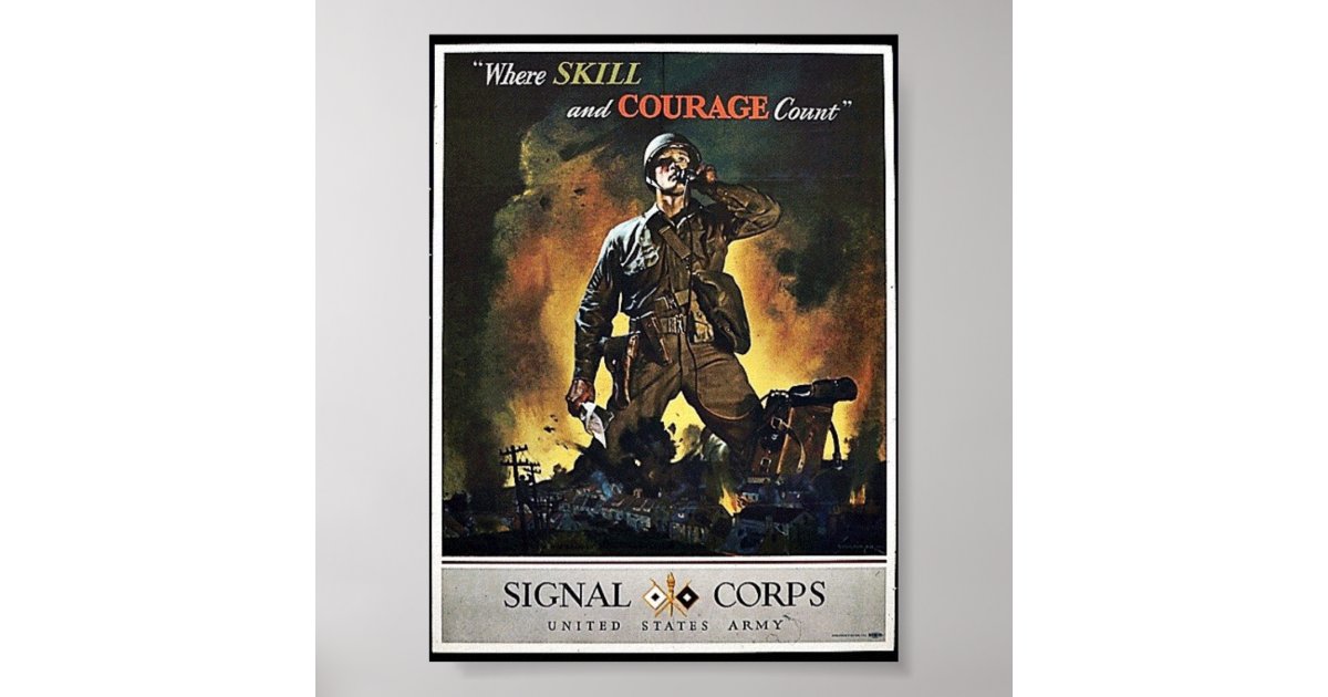 Signal Corps Poster | Zazzle