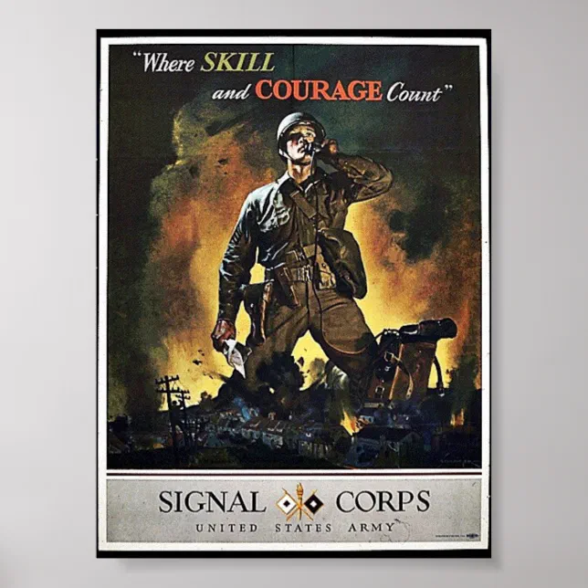 Signal Corps Poster | Zazzle