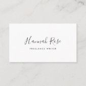 Signature Calligraphy Script Business Card | Zazzle