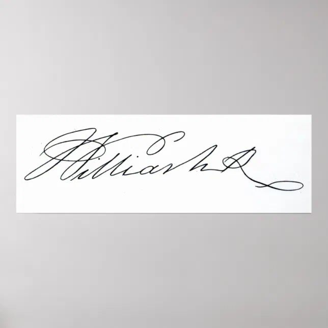 Signature of William IV, 1831 Poster | Zazzle